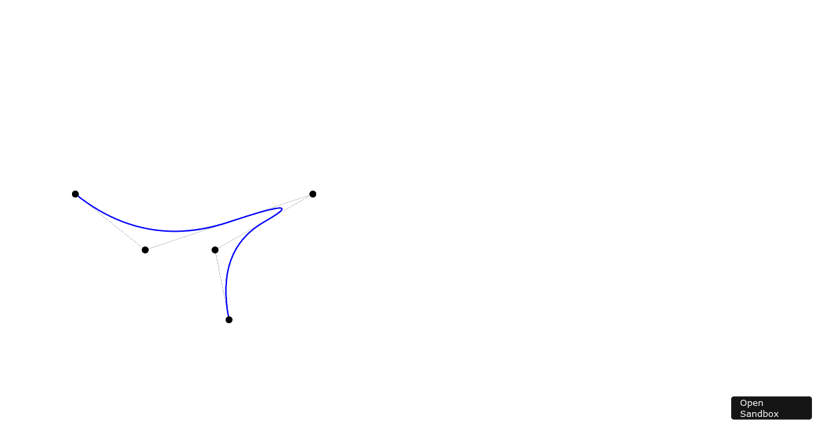 Domestika - Creative Coding U4 / Curves and mouse interaction - Codesandbox