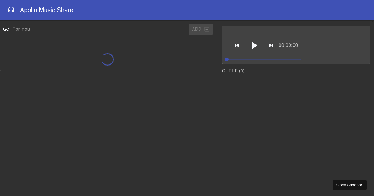 music player - Codesandbox