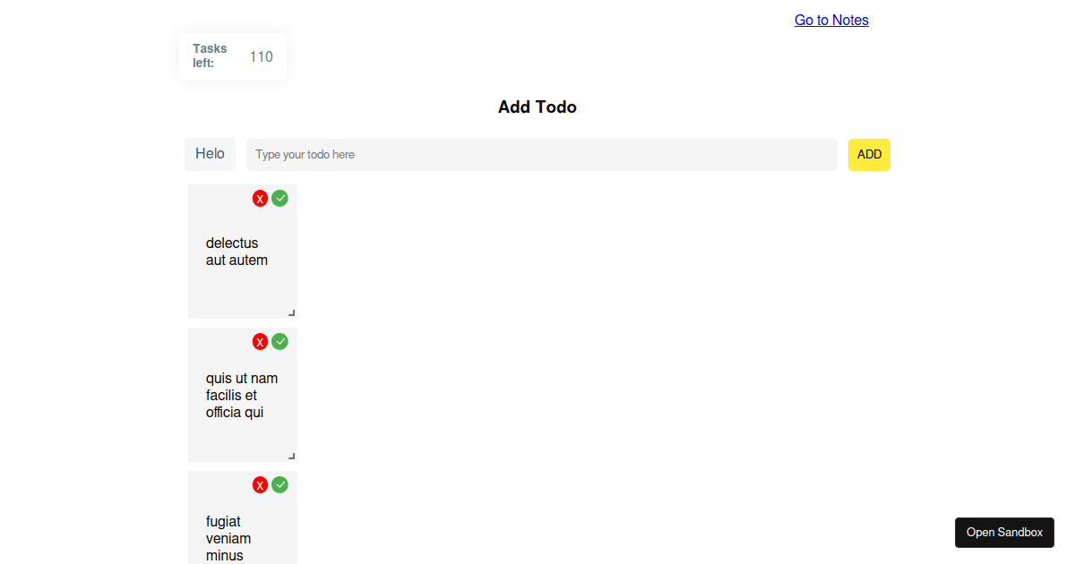 todo-app - Codesandbox