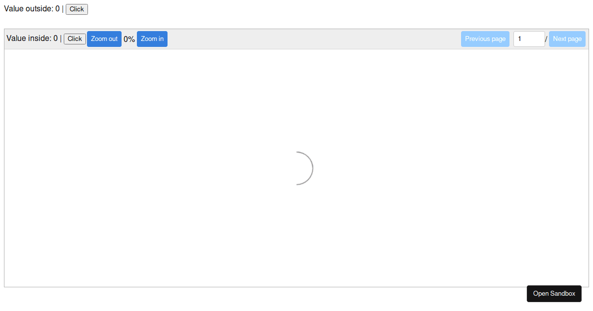 react-pdf-viewer with custom toolbar - Codesandbox