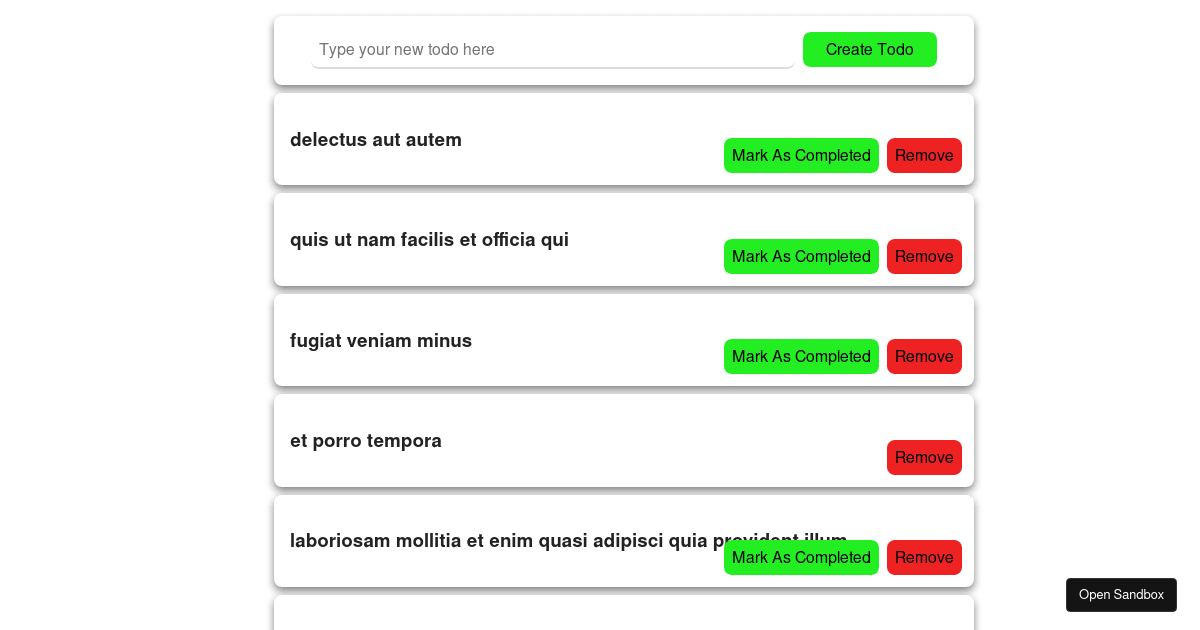 react-redux-todos - Codesandbox