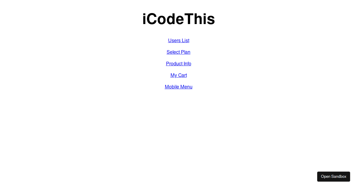 parveen232/iCodeThis - Codesandbox