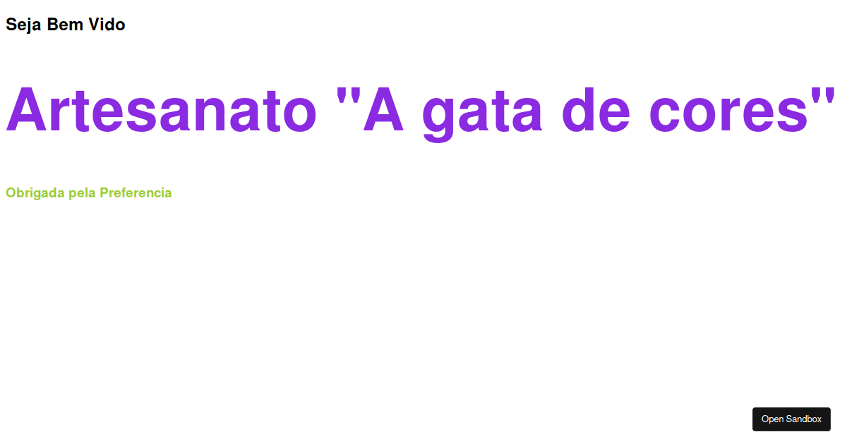 Aula 7 React - Codesandbox