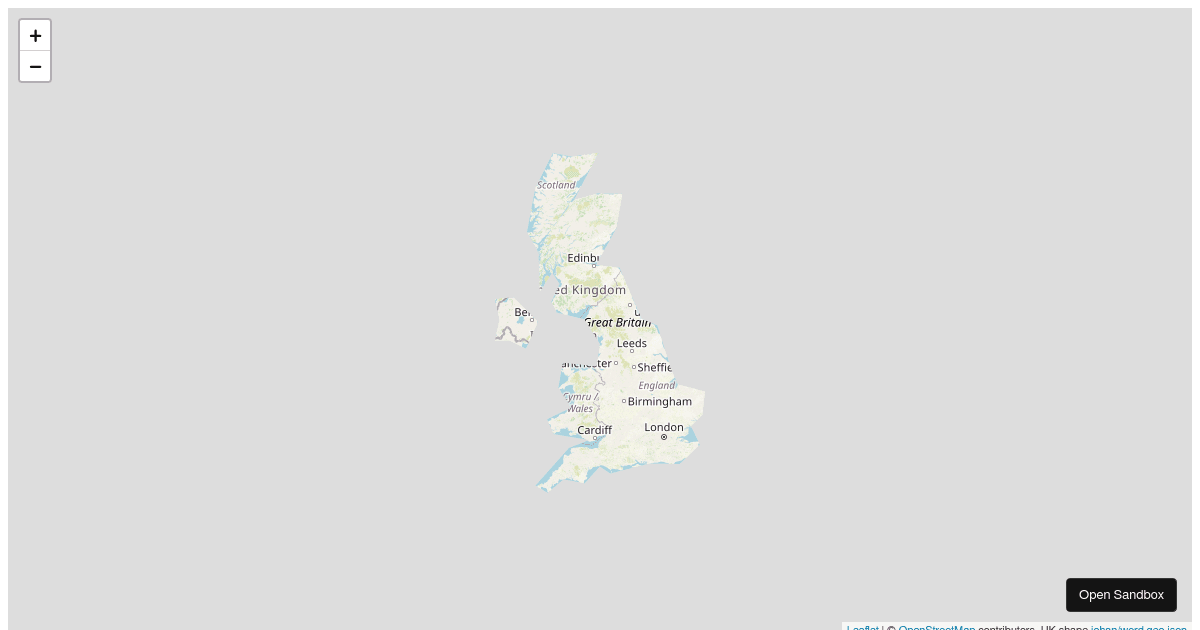 React Leaflet V3 How To Show Only One Country Using React Leaflet Forked Codesandbox