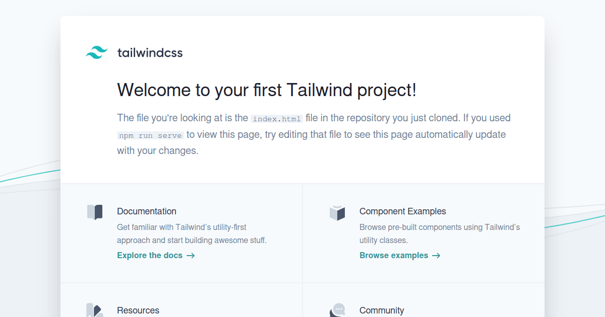Tailwind CSS Playground (forked) - Codesandbox
