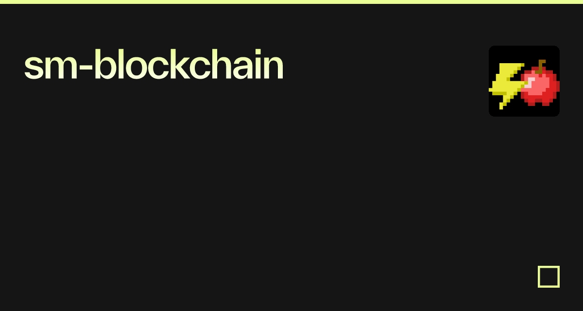 sm-blockchain - Codesandbox