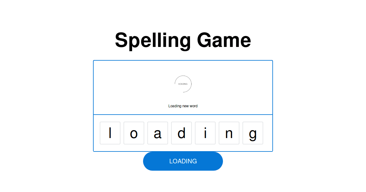 spelling-game - Codesandbox