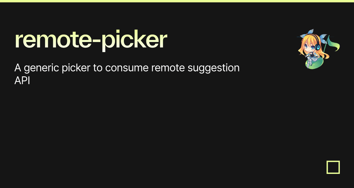 remote-picker - Codesandbox