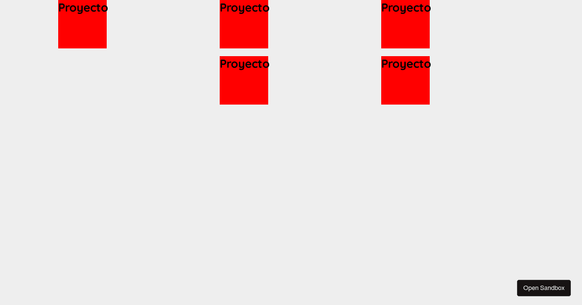 Grid-exercice - Codesandbox