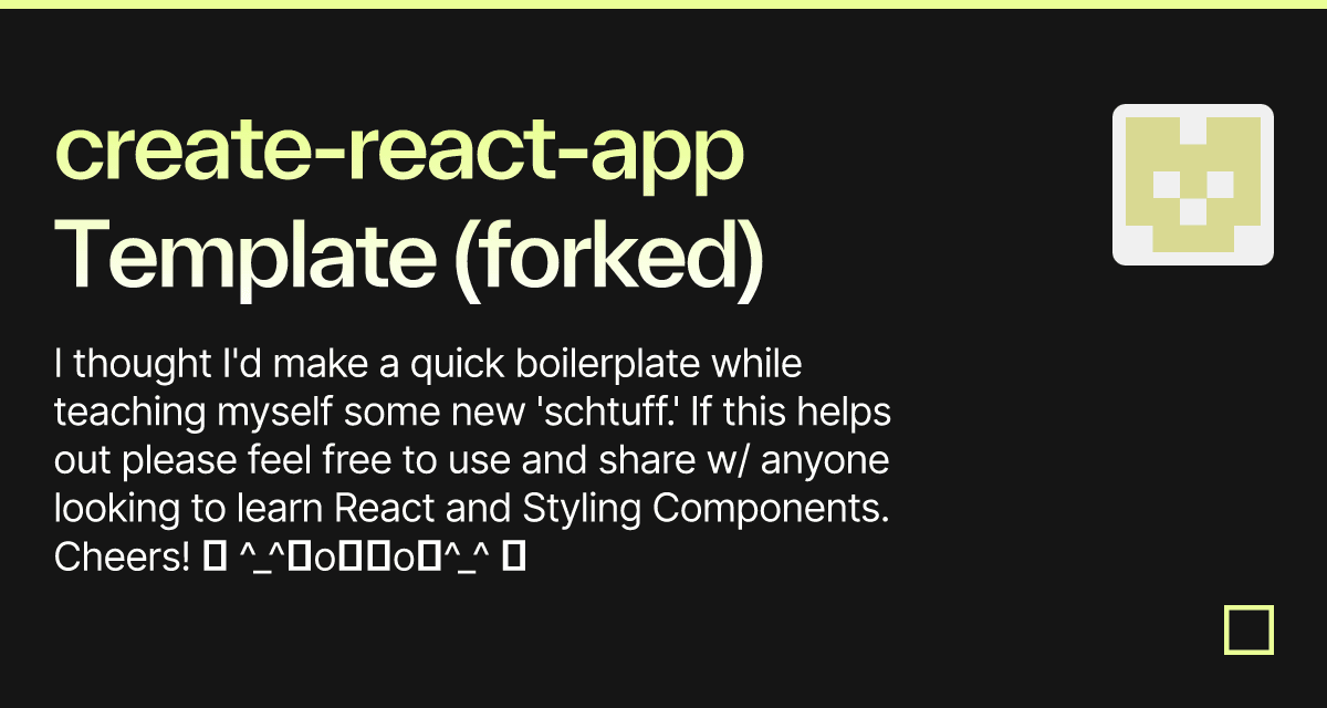 create-react-app Template (forked) - Codesandbox