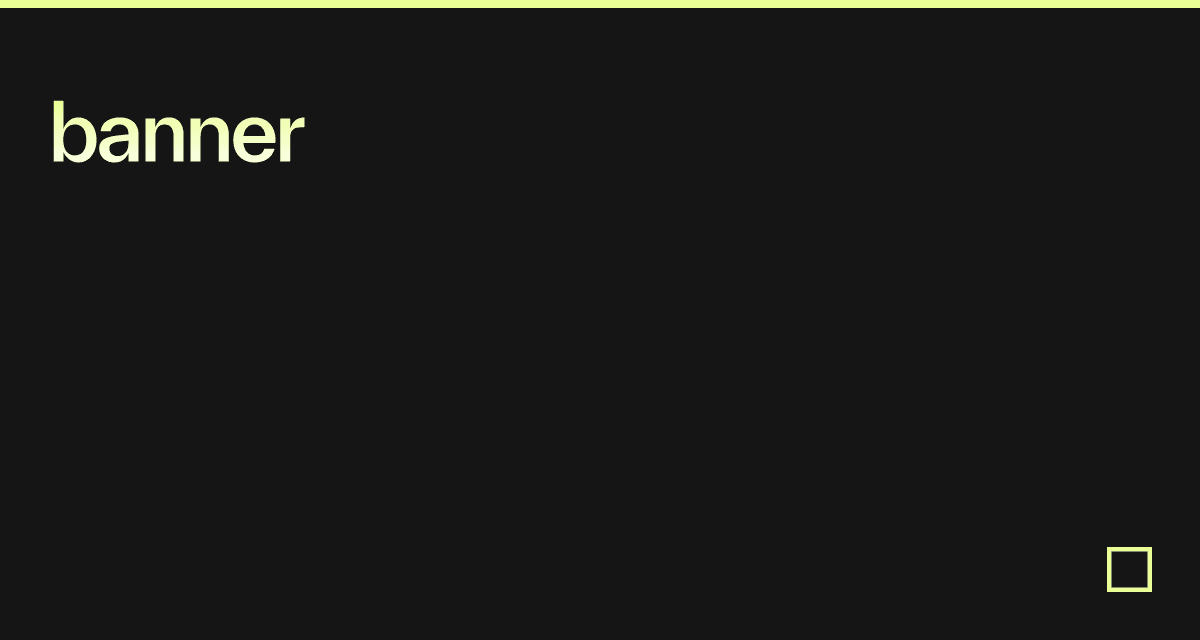 banner - Codesandbox