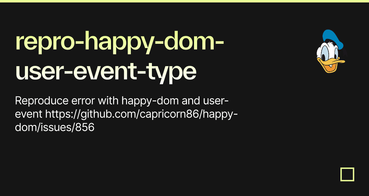 repro-happy-dom-user-event-type - Codesandbox