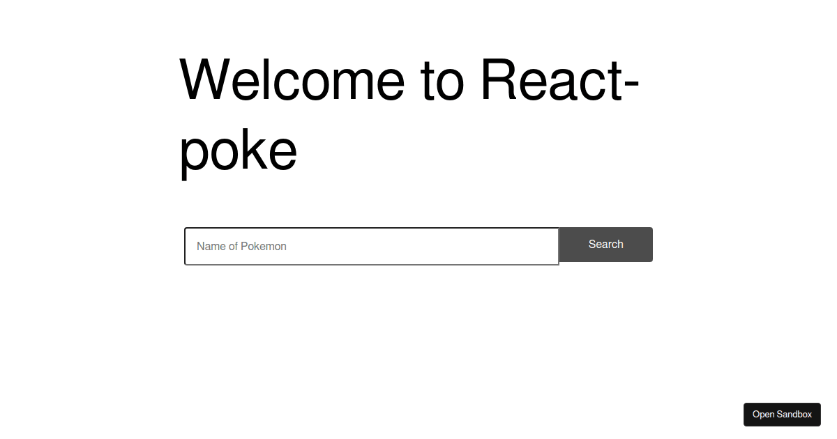 claeusdev/react-poke - Codesandbox