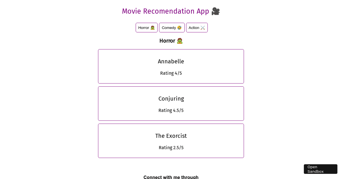 movie-recommendation-app - Codesandbox