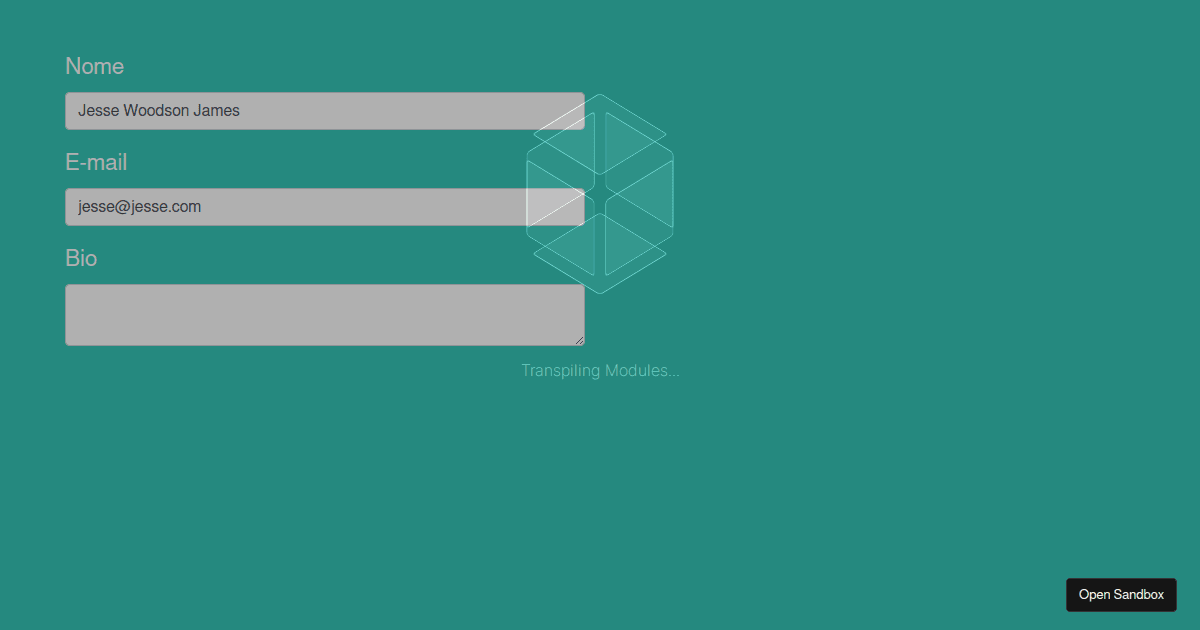 useform - onChange - Codesandbox