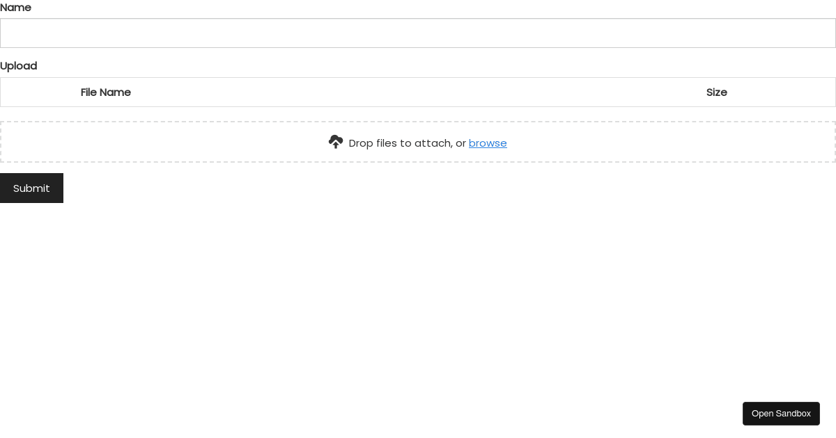React Formio Forked Codesandbox