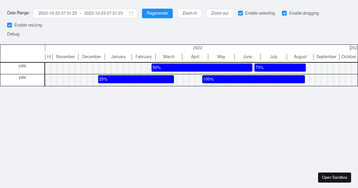 study react-timeline-9000 - Codesandbox