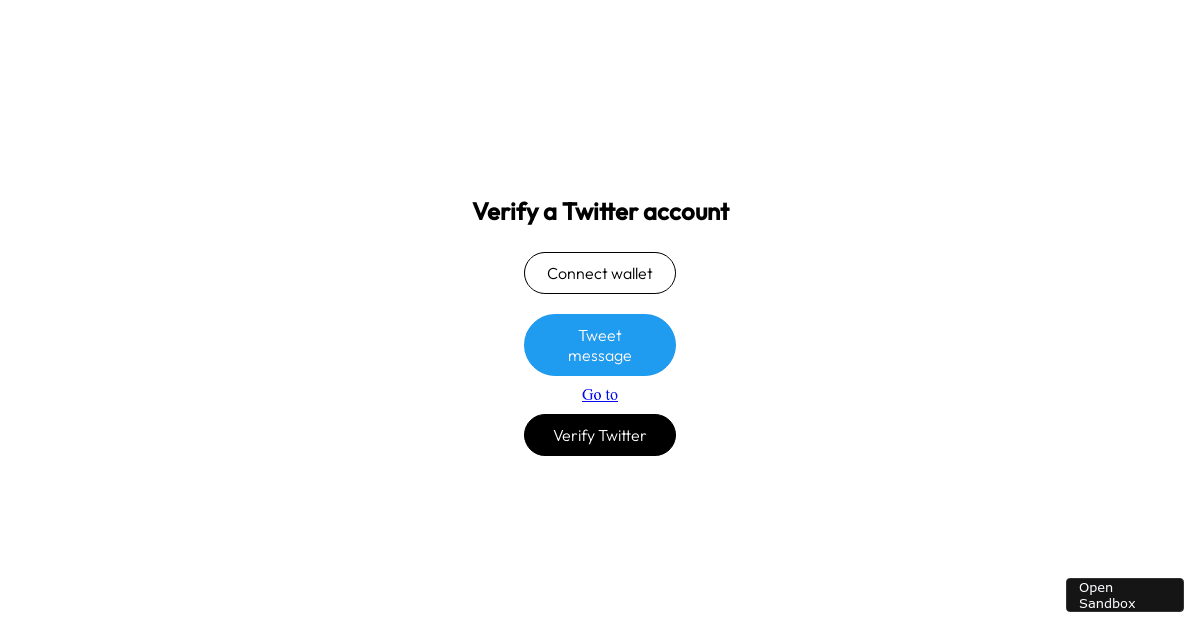 verify-a-twitter-account (forked) - Codesandbox