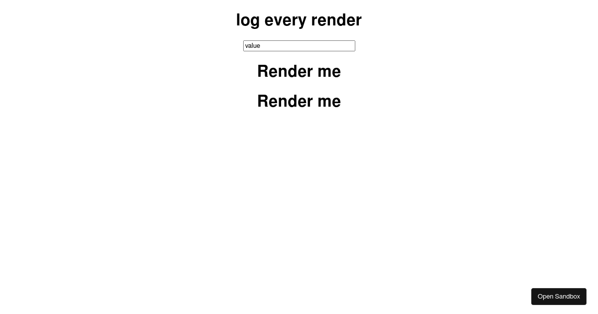 Functional Component Body Calls Every Render Codesandbox