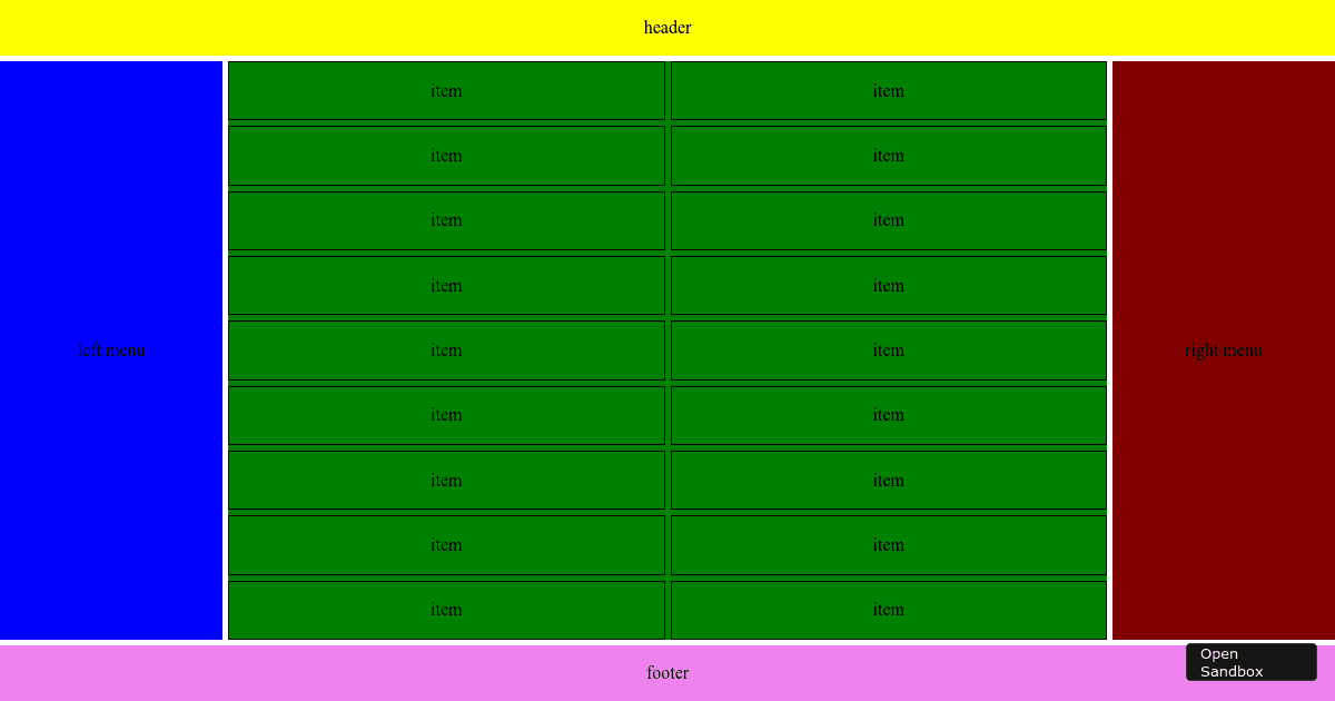 Grid Layout Codesandbox 1815