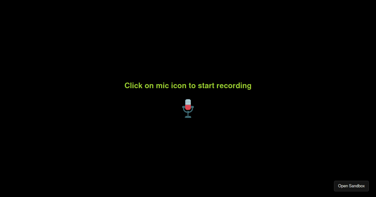 Audio-recording-app - Codesandbox