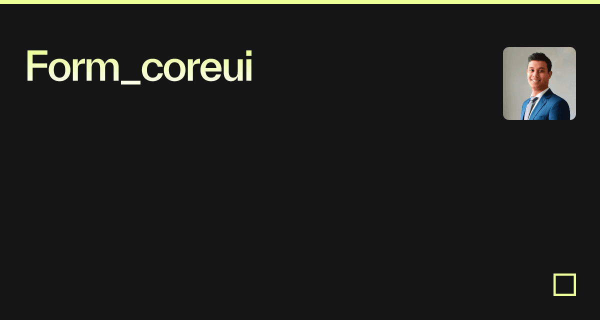 Form_coreui - Codesandbox