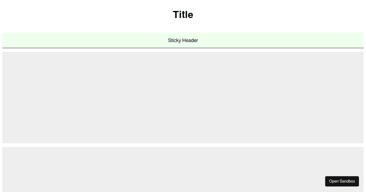 sticky-header-v1 - Codesandbox