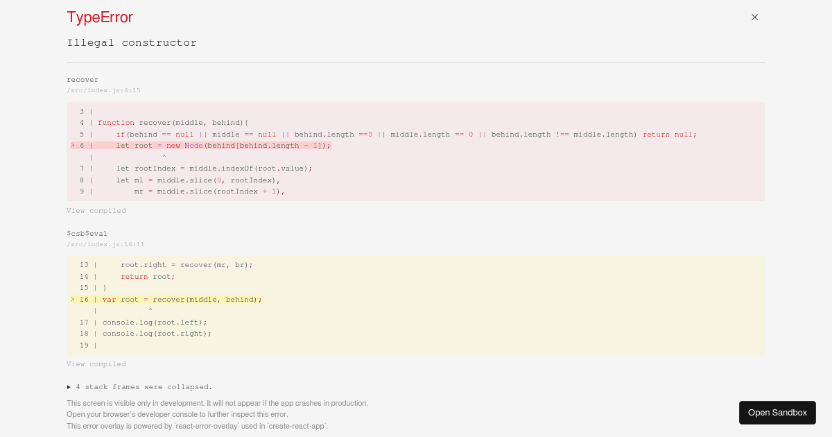 js - Codesandbox