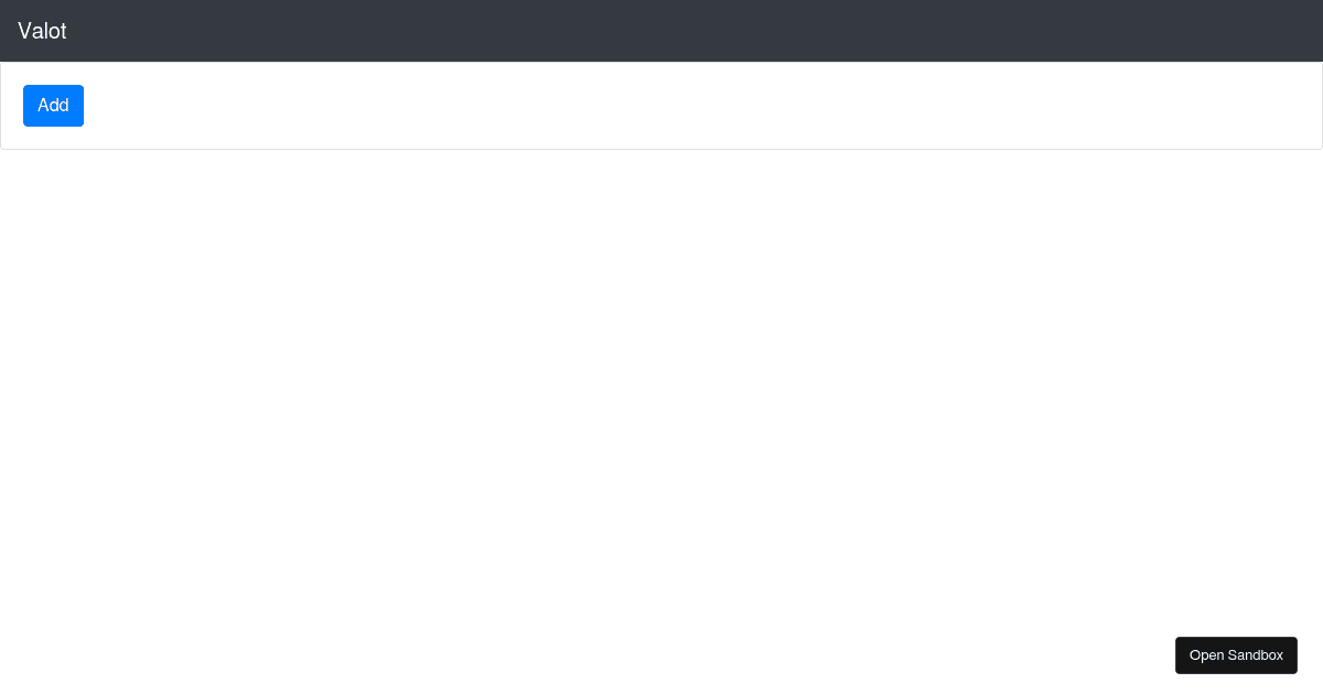 react - Codesandbox