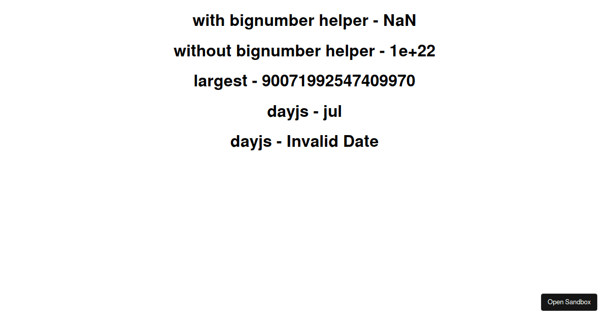 big-numbers - Codesandbox