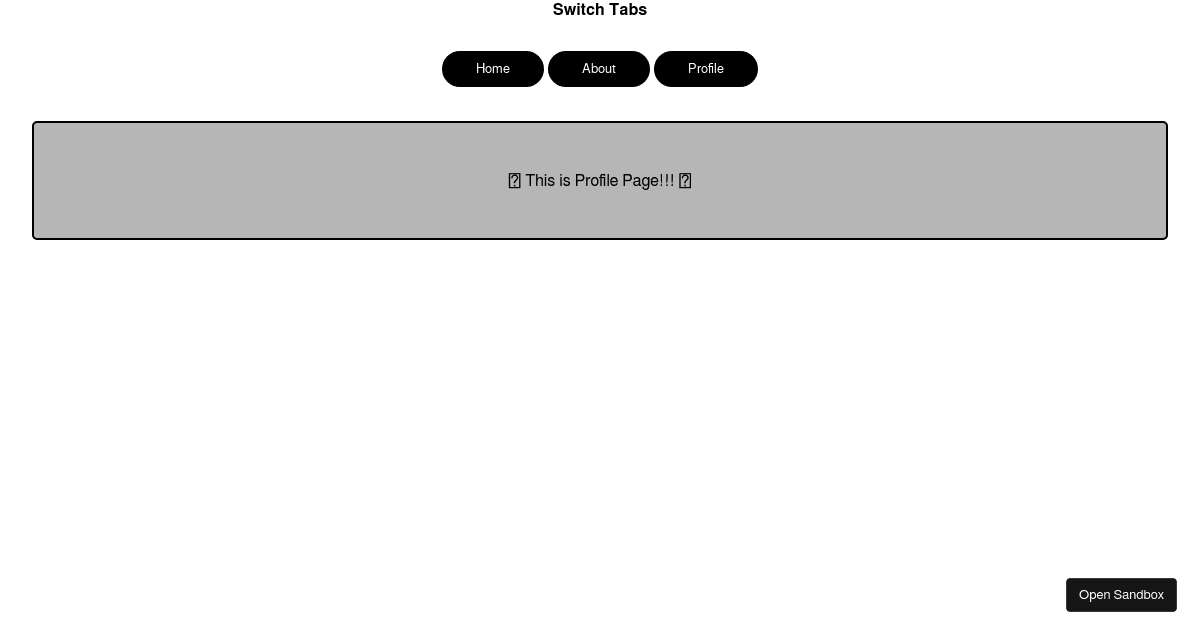 switch-tabs-useState() - Codesandbox