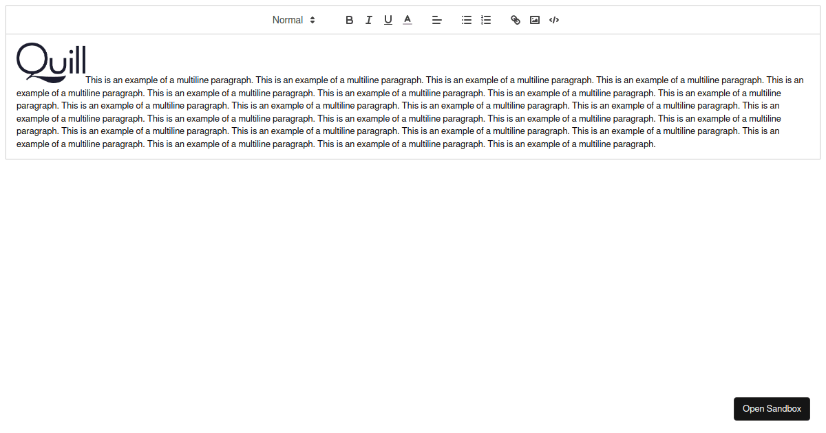quill-sandbox (forked) - Codesandbox