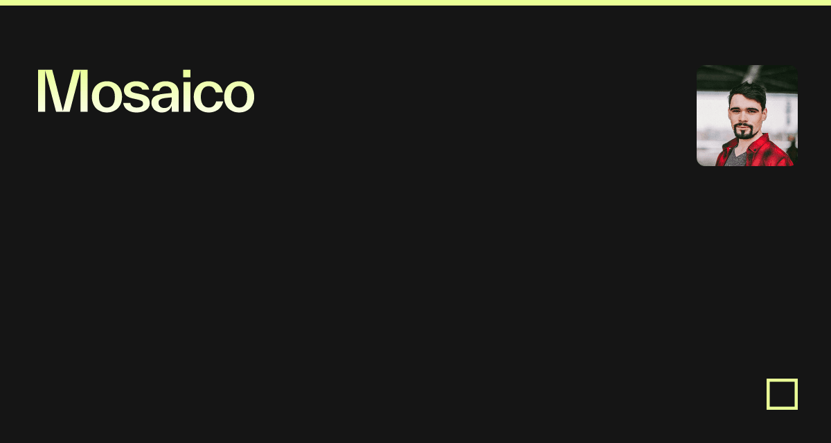 Mosaico - Codesandbox