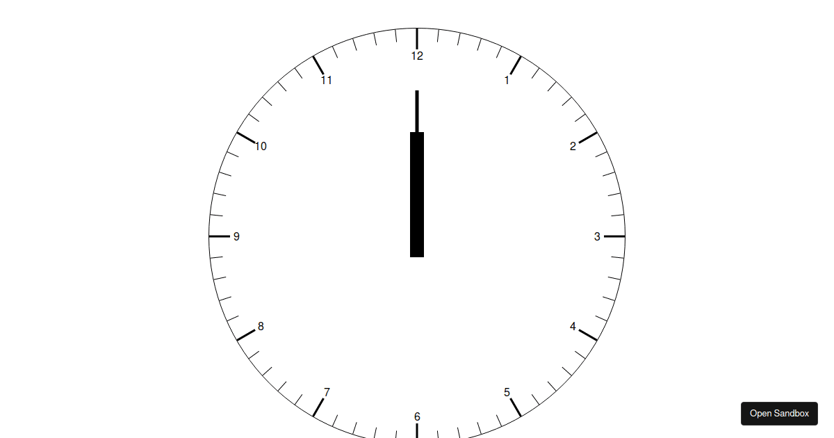 clocks - Codesandbox