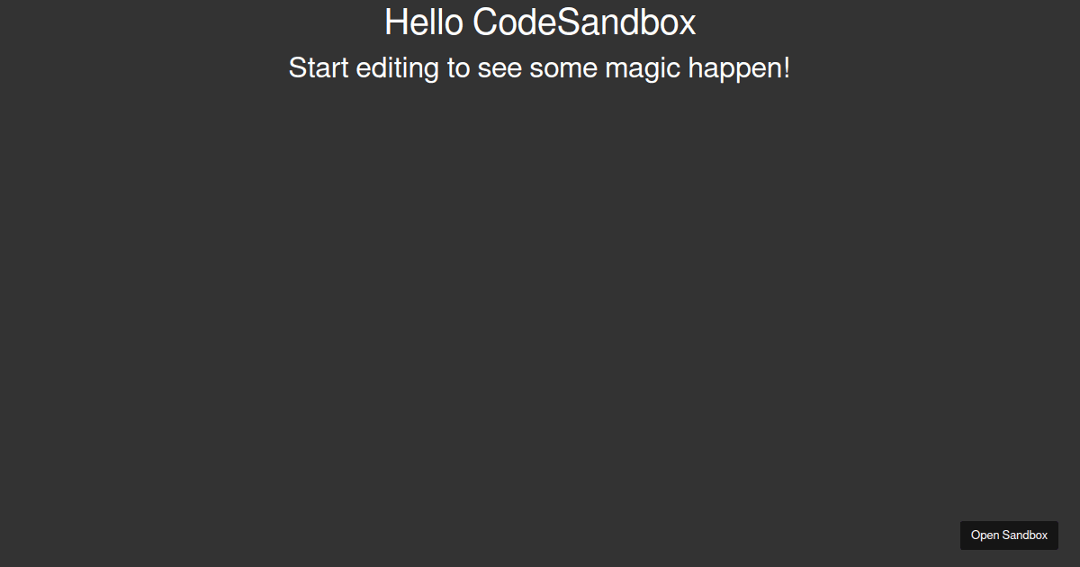 react-typescript-template - Codesandbox react-typescript-template - Codesandbox