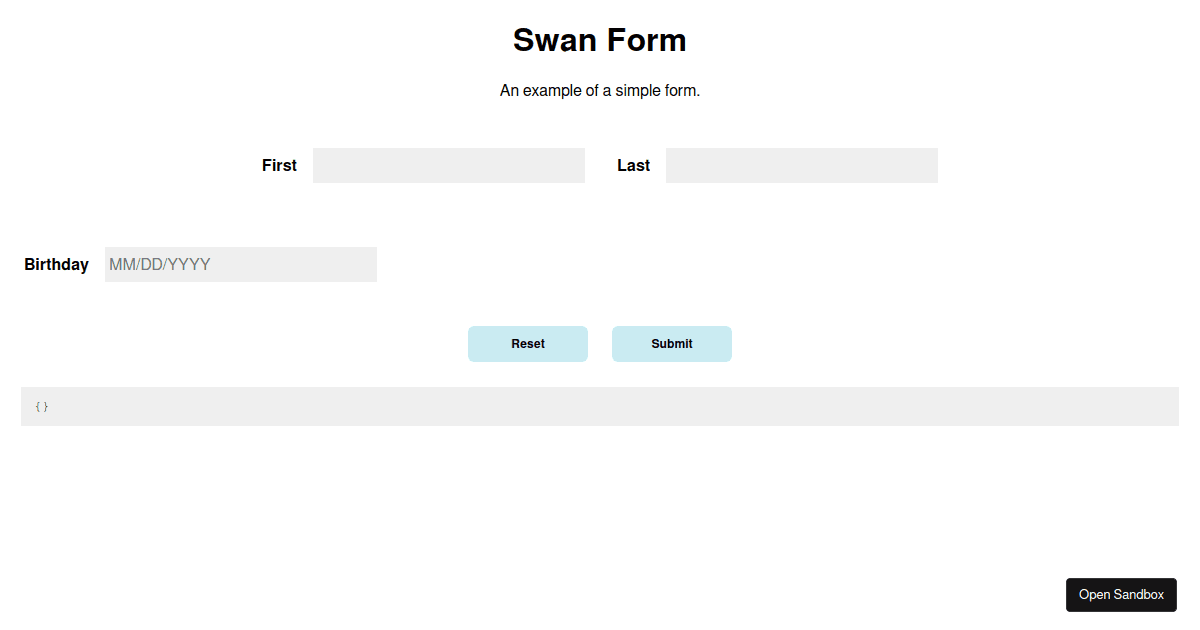 swan-form-simple-form - Codesandbox