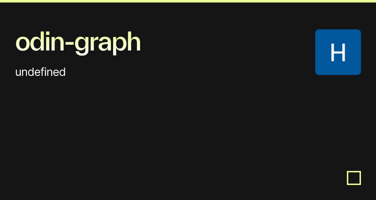 odin-graph - Codesandbox