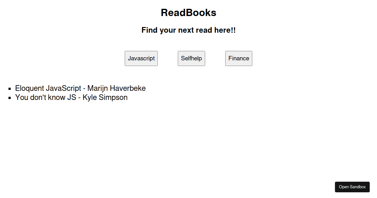 book-recommendations - Codesandbox
