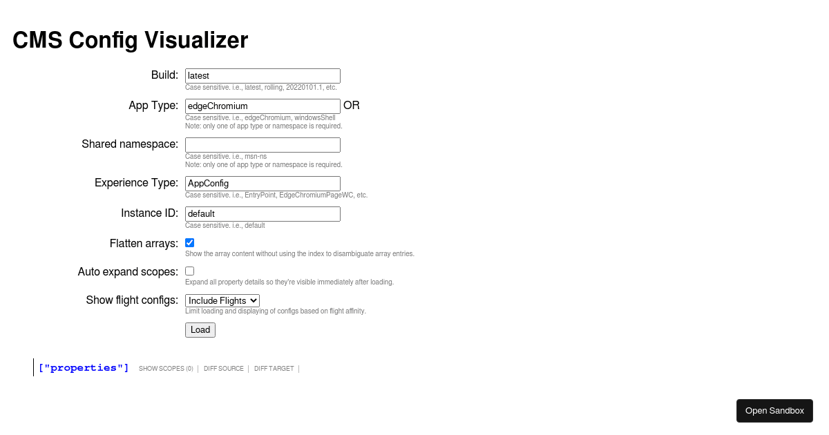 config-value-visualizer - Codesandbox