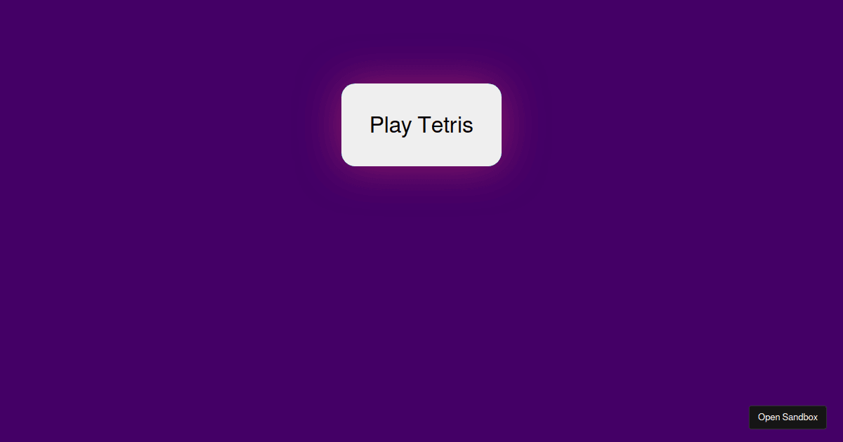tetris - Codesandbox