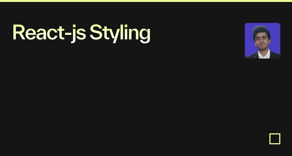 React Js Styling Codesandbox