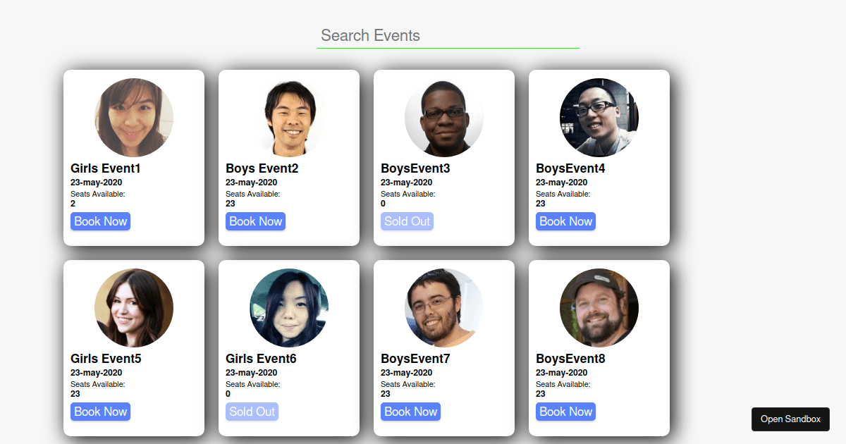 senthil88/react-event-management - Codesandbox