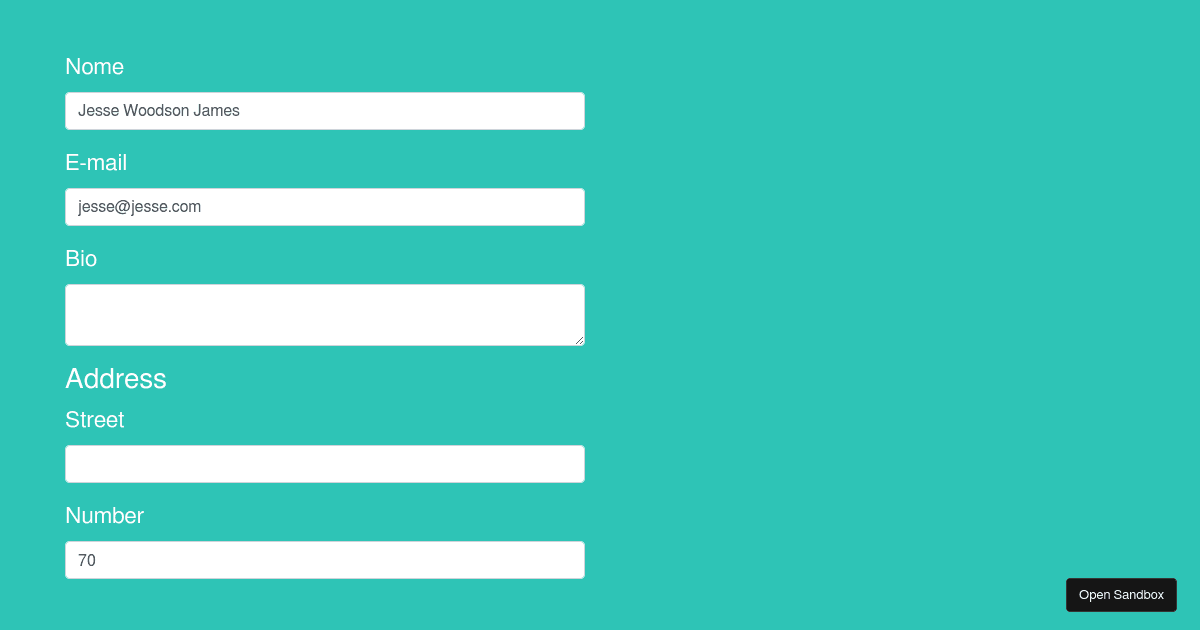 useform (forked) - Codesandbox