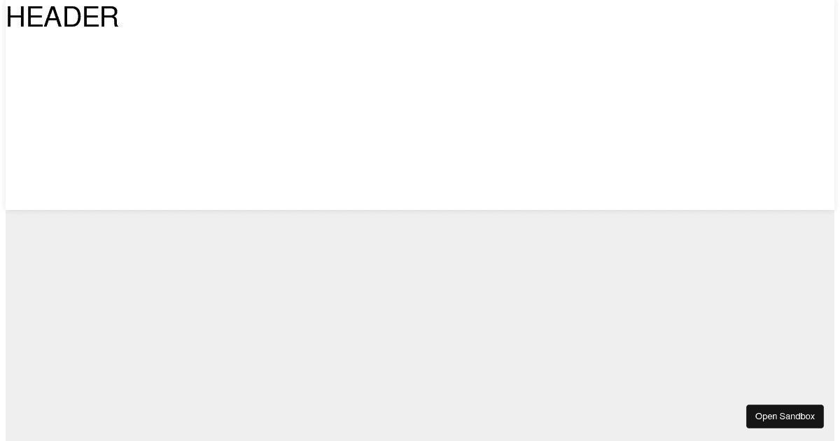Use Header Scroll Multi Codesandbox