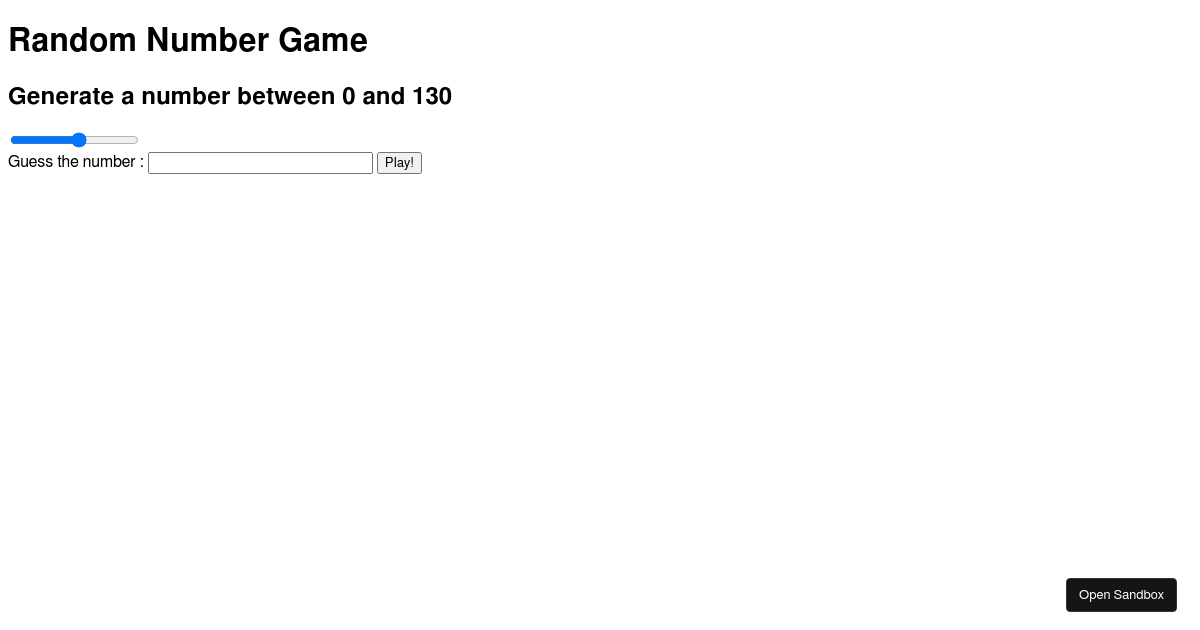 Empty Blueprint (forked) - Codesandbox