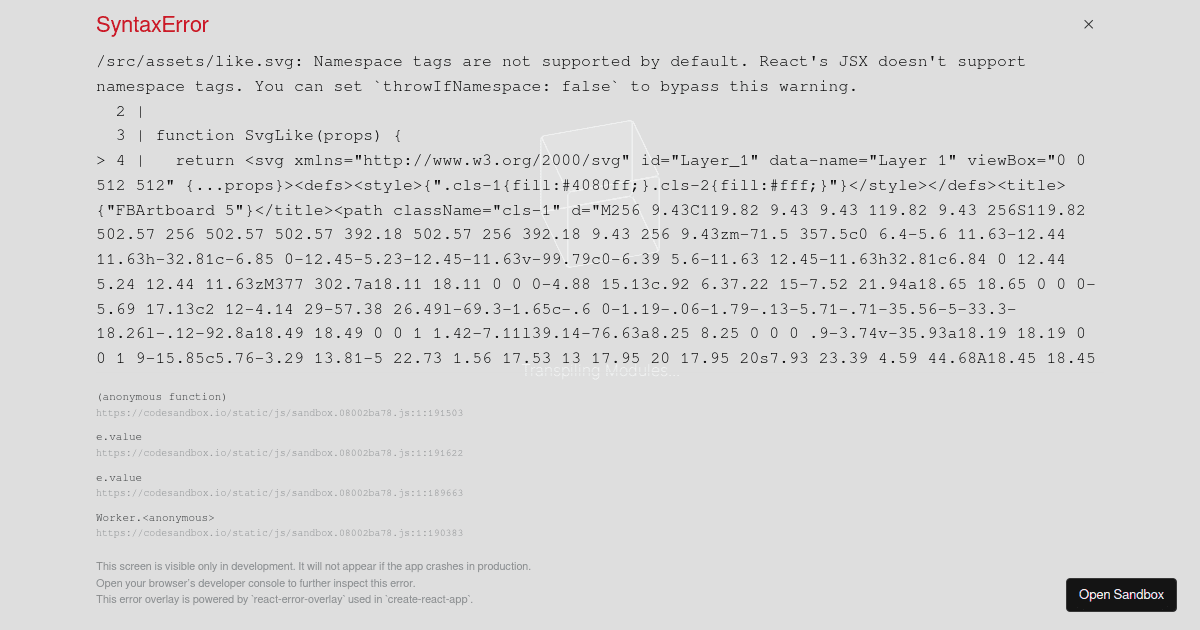 facebook-reaction-animation - Codesandbox