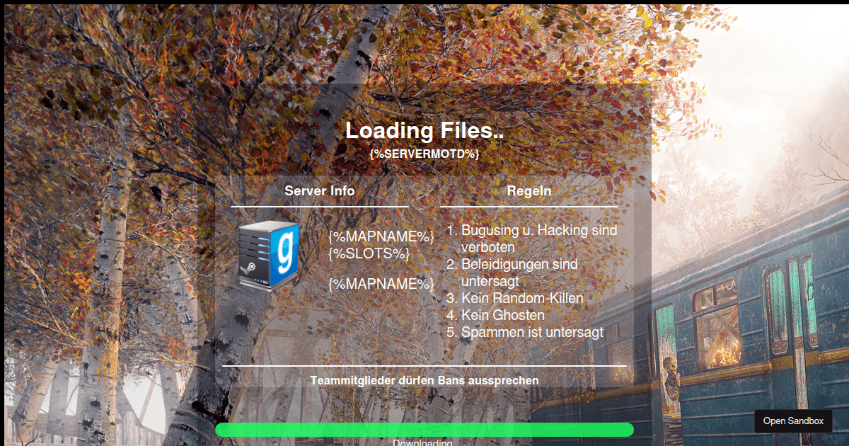 Ancocodet/4SG-GMod-Loading - Codesandbox
