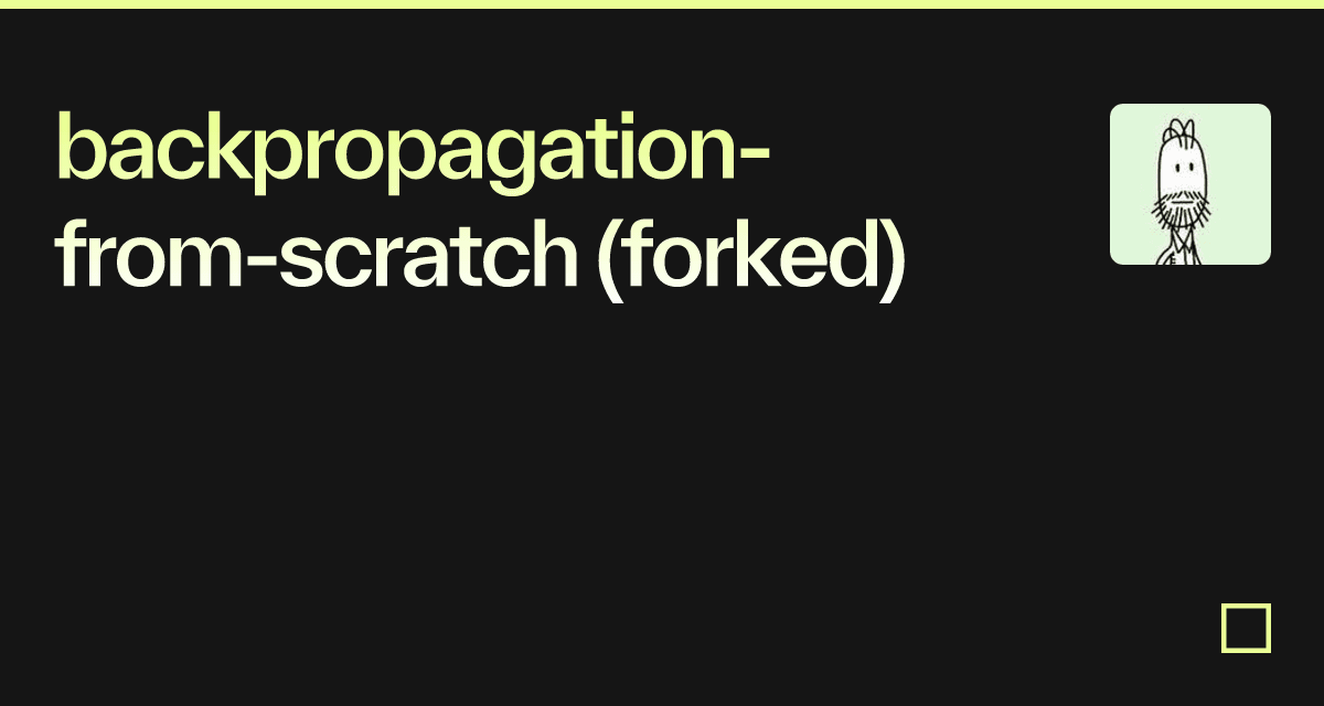 backpropagation-from-scratch (forked) - Codesandbox