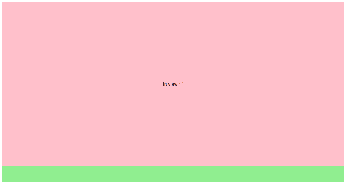 React Intersection Observer Demo Codesandbox