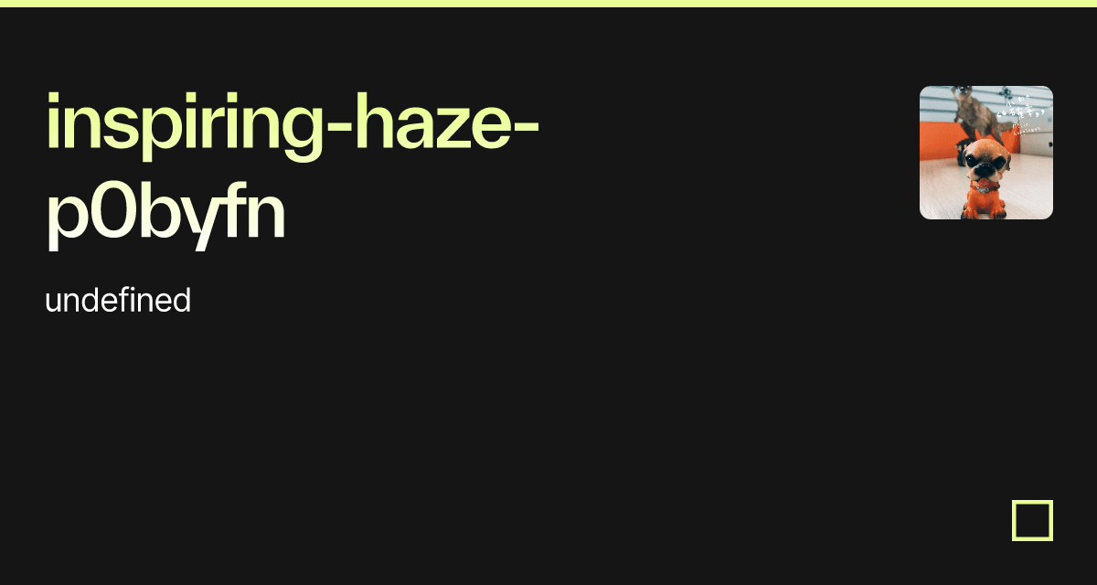 inspiring-haze-p0byfn - Codesandbox